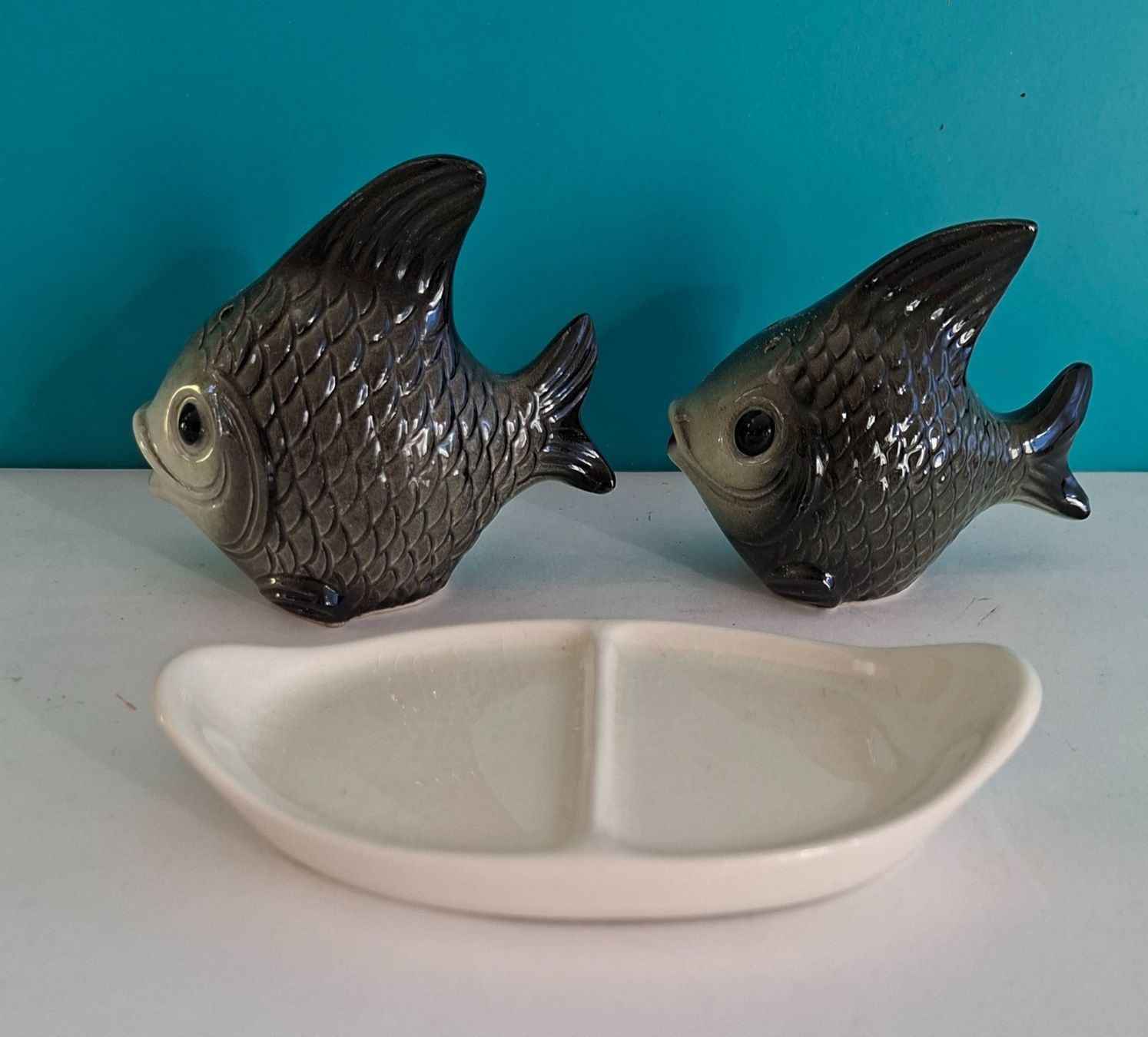 Vintage Fisch Salz und Pfeffer Set, Goebel W. Germany (Gebraucht) in ...