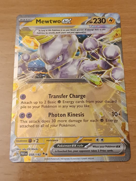 Mewtwo ex 058/182 Sv04: Paradox Rift Holo (Gebraucht) in Luzern für CHF ...