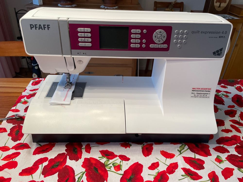 Pfaff quilt expression 4.0 / ab Service mit viel Zubehör | Kaufen auf ...