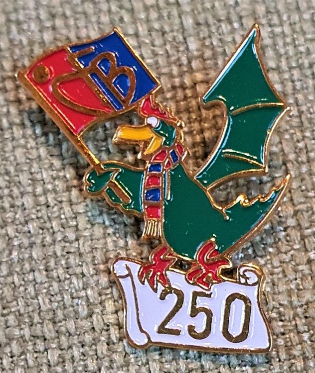 J015 - Pin FCB FC Basel Basilisk Fan / Auflage 300 Stk. (Gebraucht) in ...