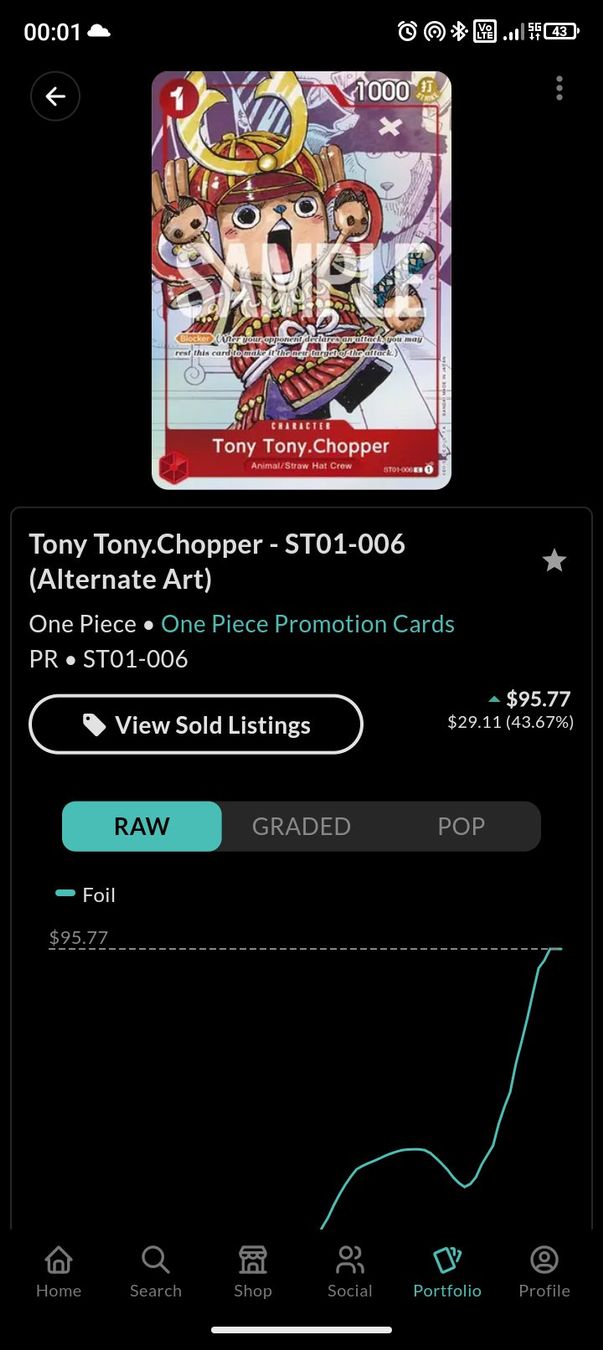 One Piece | Tony Tony.Chopper - ST01-006 (Alternate Art) (Gebraucht) in ...