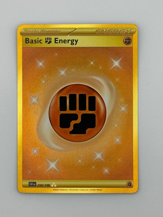 258/198 Basic Fighting Energy ENG Pokemon Scarlet & Violet (Neu (gemäss ...