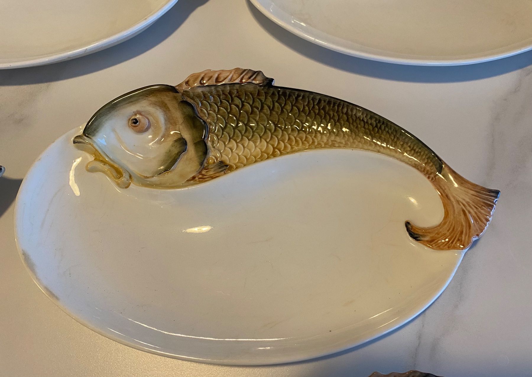 Original R.B. Vintage Fisch Teller Set 9 Stück (Gebraucht) in Zürich ...