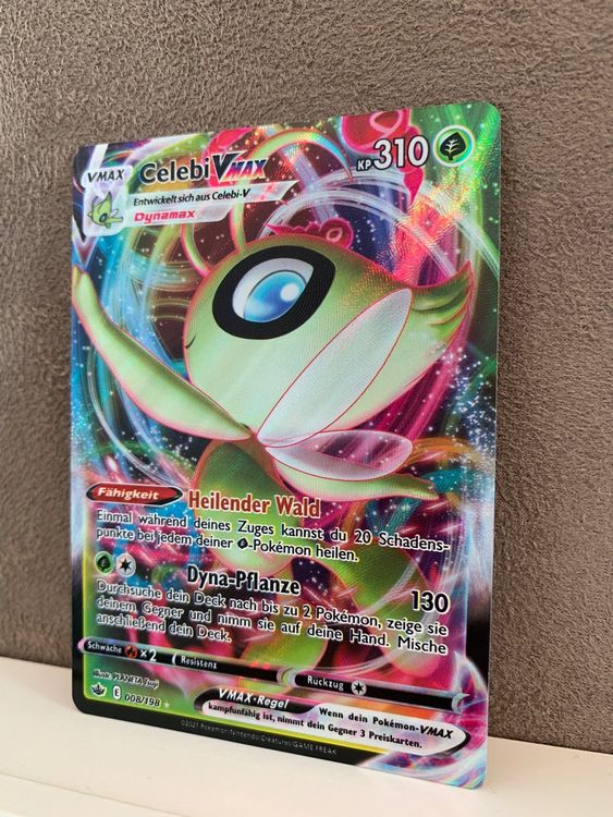 Pokemon Celebi VMAX Rare Schaurige Herrschaft DE 008/198 (Gebraucht) in ...