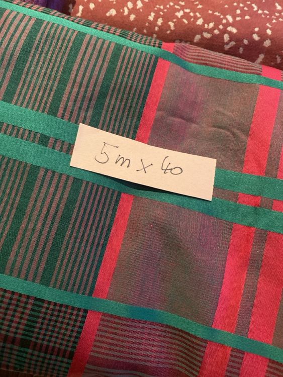 Stoffpaket Violett uni karo 6 Stücke Stoff Vintage Retro | Kaufen auf ...