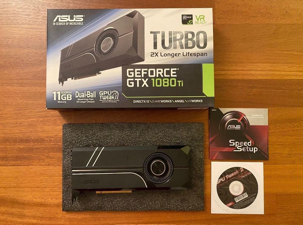 Asus GTX 1080 ti Turbo + boîte d’origine 01 (Gebraucht) in Lausanne für ...