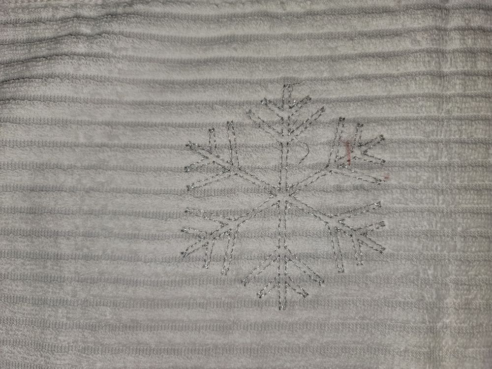 St. Nicholas, Handtuch, Winter Design, torchon, schneeflocke (Neu und ...