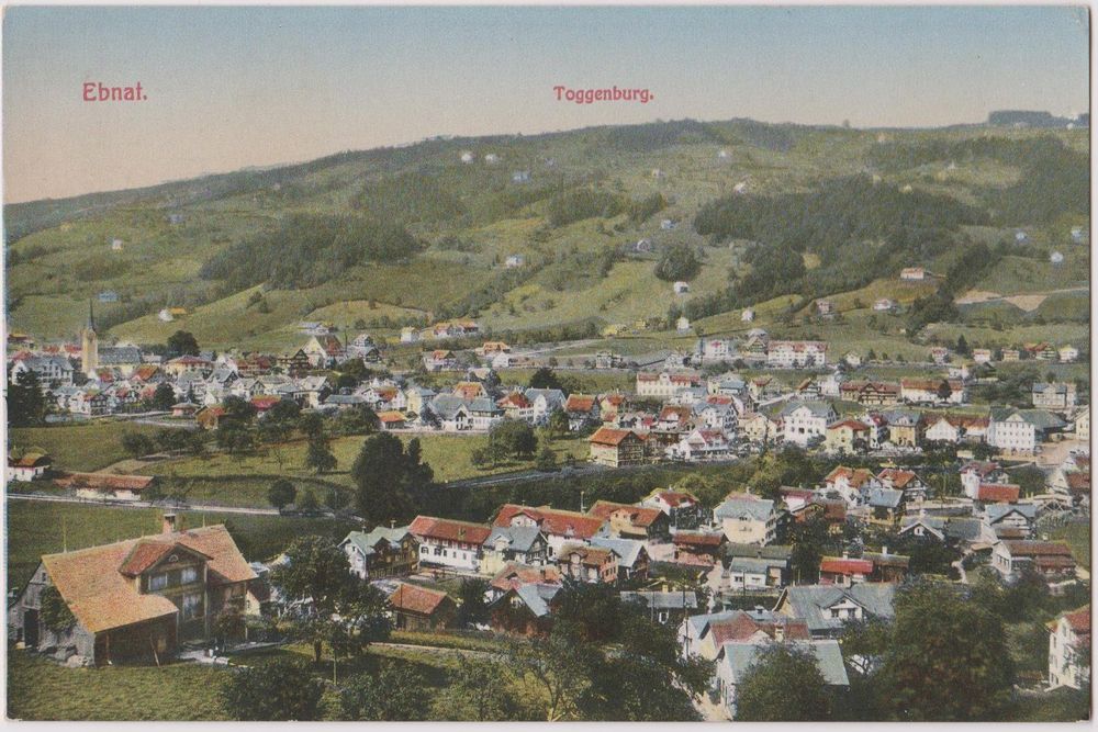 AK Ebnat - Toggenburg, Teilansicht, ungel. ca. 1910 (Gebraucht) in Weil ...
