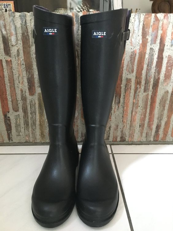 NEUE Aigle Gummistiefel Gr. 38 schwarz | Kaufen auf Ricardo
