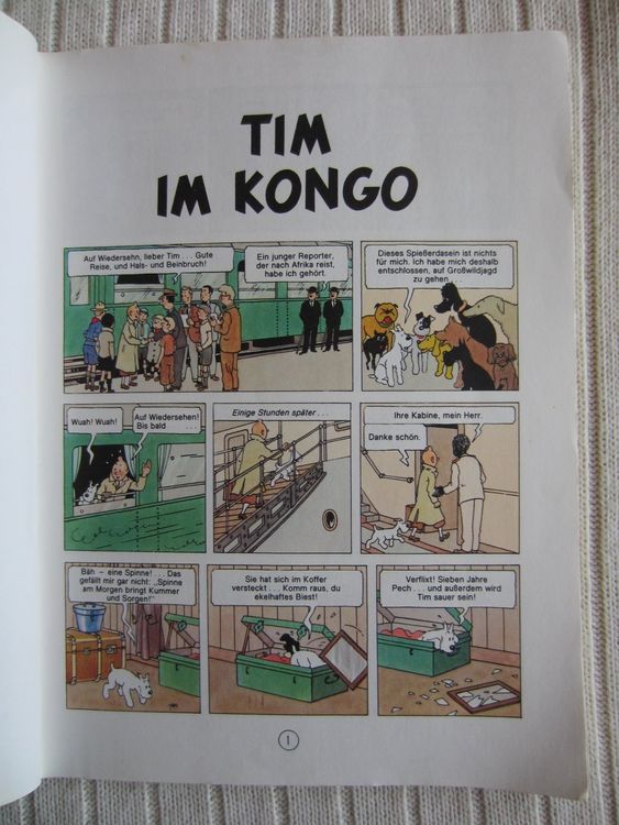 Tim und Struppi Tim im Kongo (Gebraucht) in Sursee für CHF 10 – mit ...