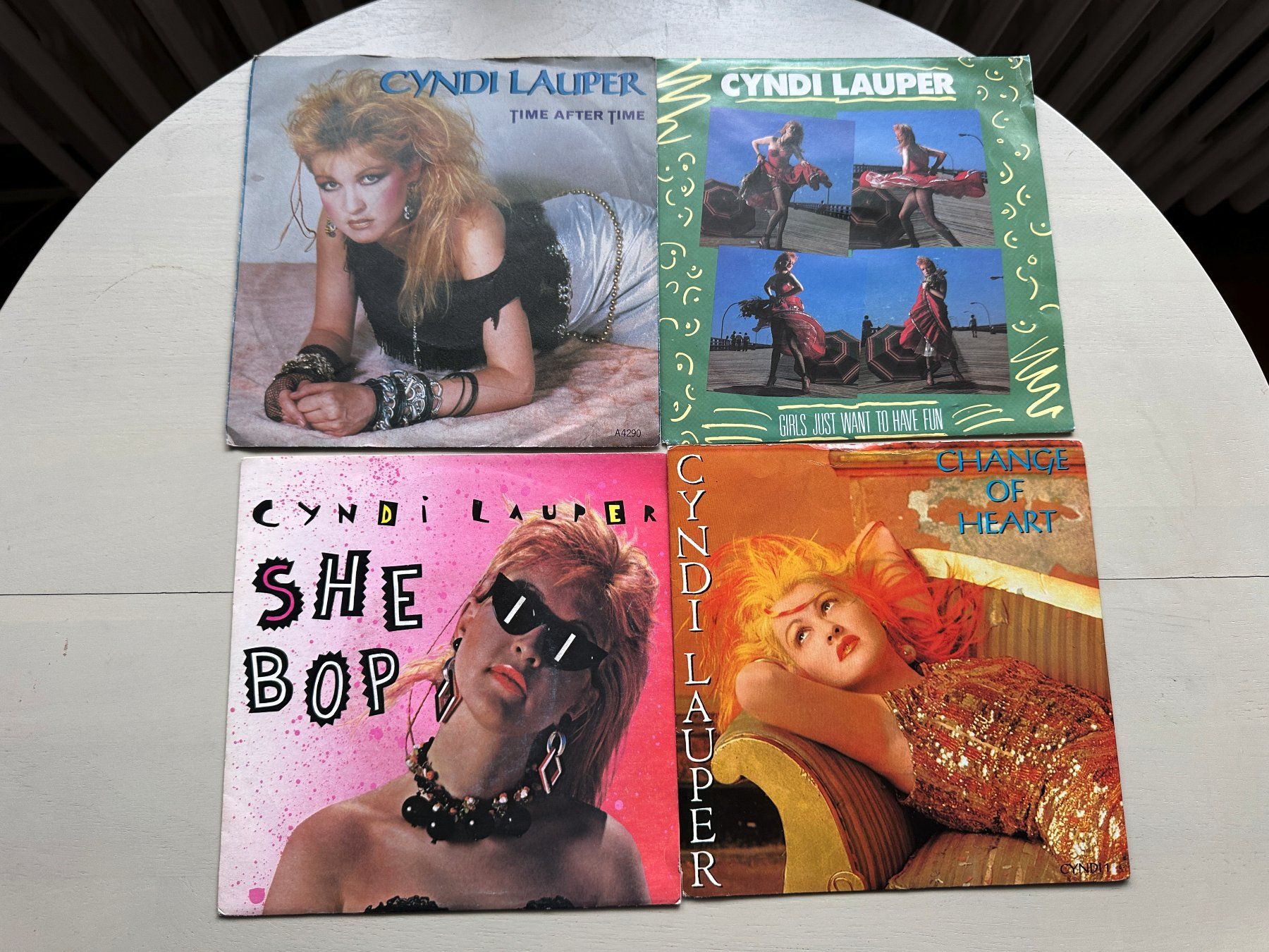 CYNDI LAUPER Tolle Single Sammlung Time after time Kult 80's (Gebraucht ...