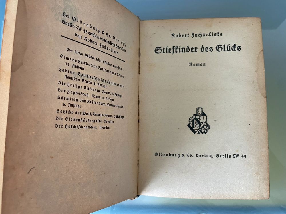Robert Fuchs-Liska - Stiefkinder des Glücks ca 1920 | Kaufen auf Ricardo