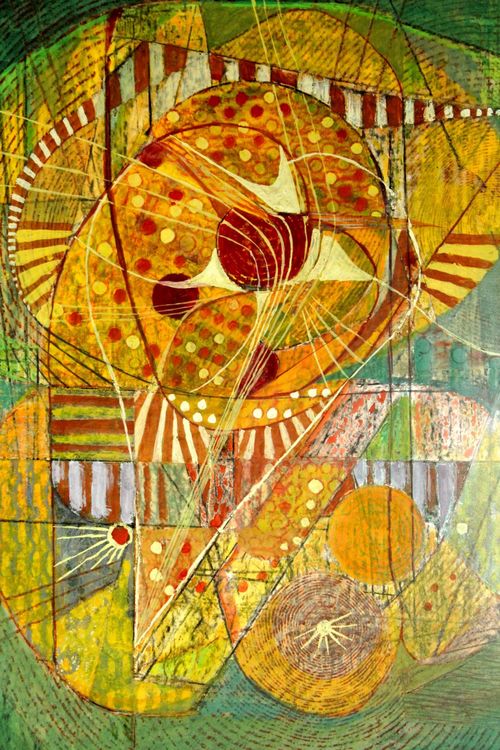 RENE LORY (Swiss *1935) Animation Arena, Mischtechnik, 1990 | Kaufen ...