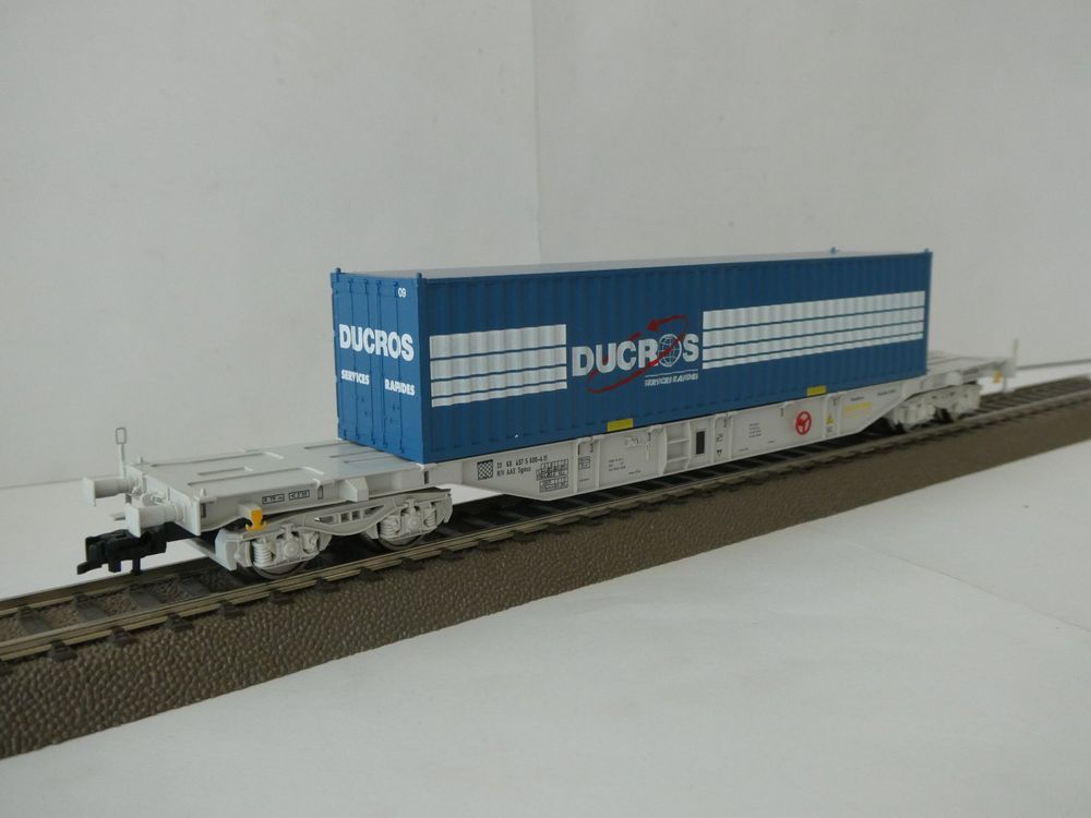 Fleischmann 5247 F Containertragwagen der AAE (Neu und originalverpackt ...