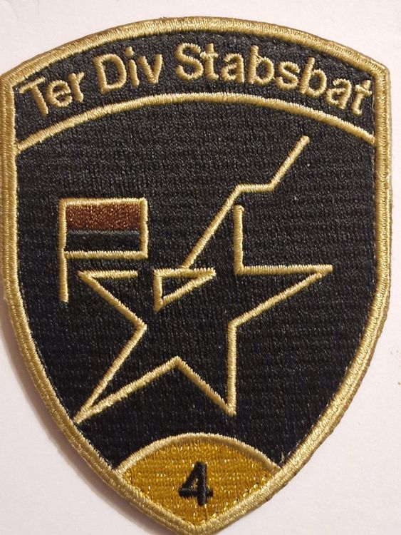 Infanterie Badge Ter Div Stabsbat 4 Stab Gold Klett (Gebraucht) in Nyon ...