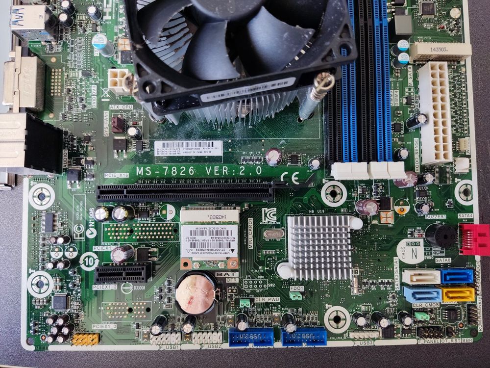 Hauptplatine MS-7826 v.2.0 / Mainboard LGA 1150 mit Blende (Gebraucht ...