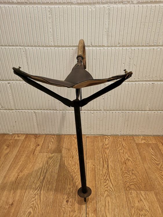 Antik Jägersitz, Wanderstock mit Hocker. | Kaufen auf Ricardo