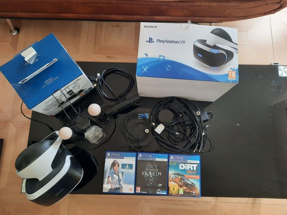 PS4 VR set mit Camera+2 Move Controller (Gebraucht) in st.gallen für ...