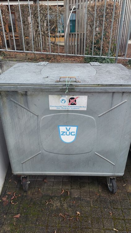 Abfallcontainer / Kehrichtcontainer 800l (Gebraucht) in Cham für CHF 130 – nur Abholung auf ...