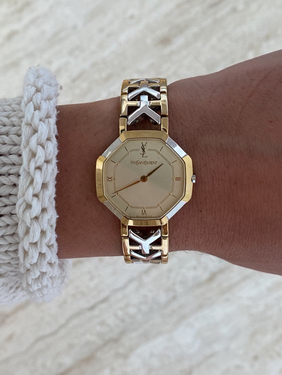 Vintage YSL Watch Yves Saint Laurent Ladies 90s Octagon Dial | Kaufen ...