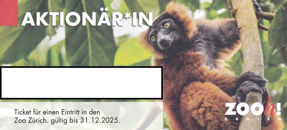 Zoo Zürich 2 Eintritt für 45.- Normalpreis 60.- | Kaufen auf Ricardo
