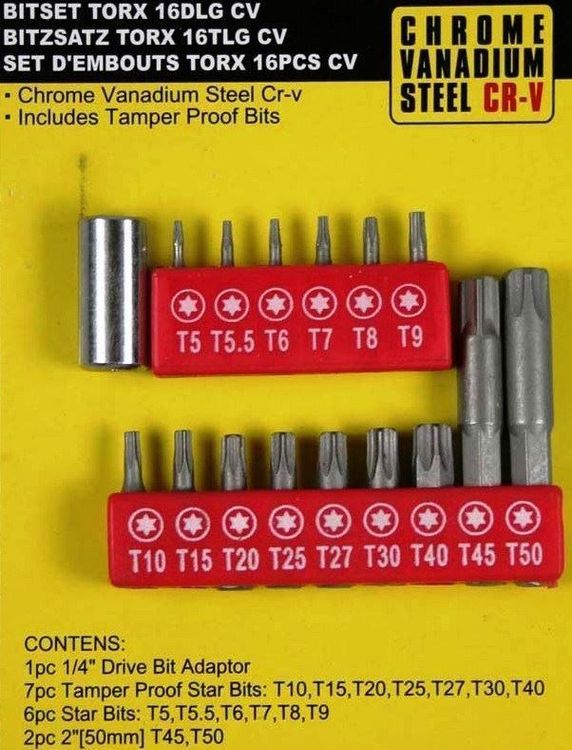 16tlg. TORX BIT SATZ CV . (Neu und originalverpackt) in St. Gallen für ...