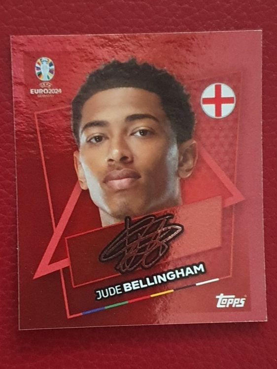 Topps UEFA Euros 2024 Sticker ENG SP JUDE BELLINGHAM (Neu und ...