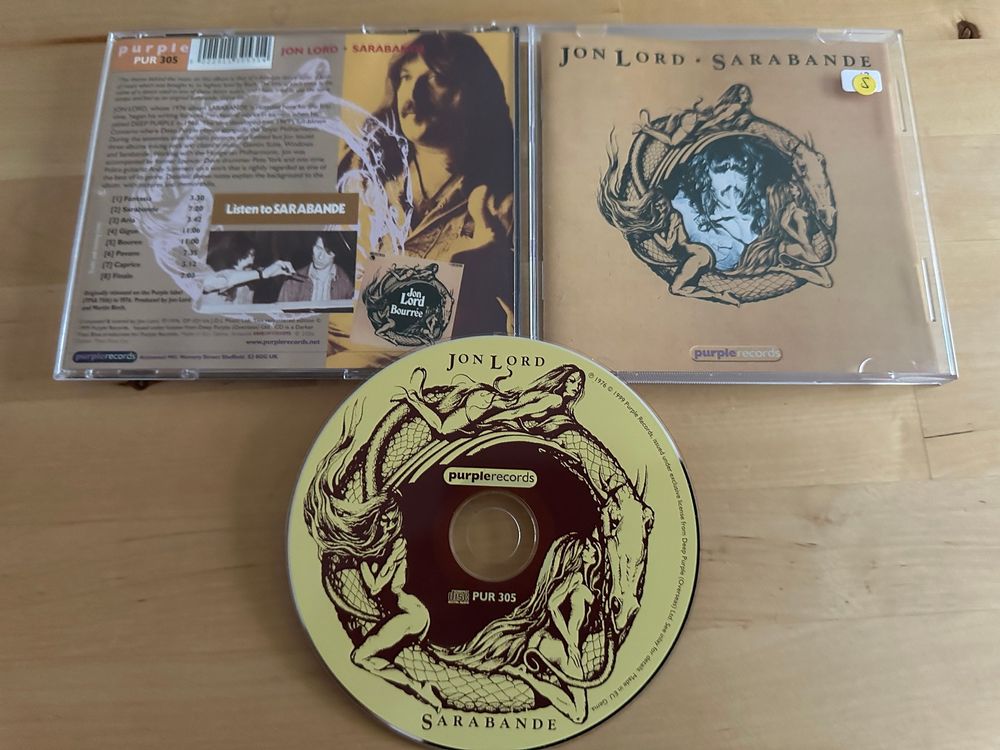JOHN LORD DEEP PURPLE seltene Solo CD Sarabander Kult Top (Gebraucht ...