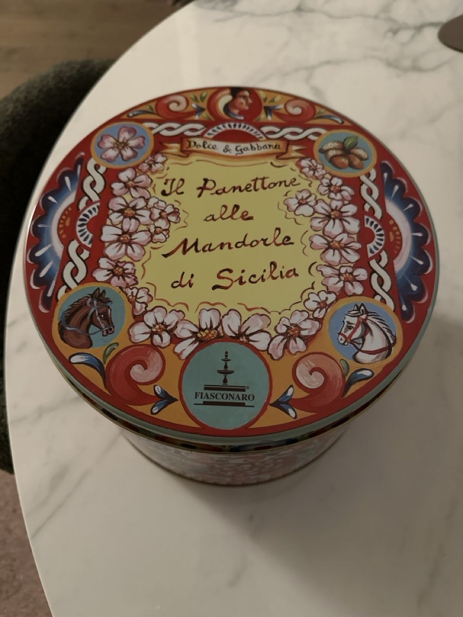 Dolce Gabbana Panettone Metallbox 2025 (1kg Volumen) (Neu (gemäss ...