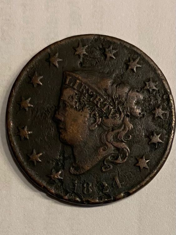 USA 1824 one Cent/ grosser US-Cent (Gebraucht) in Münchwilen TG für CHF ...