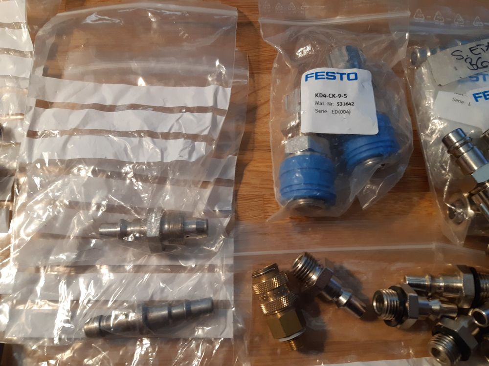 Collection of Compressed Air Connections + FESTO | Kaufen auf Ricardo