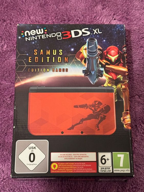 New 3DS XL Samus Edition – unbespielt – Sammlerzustand (Neu (gemäss ...