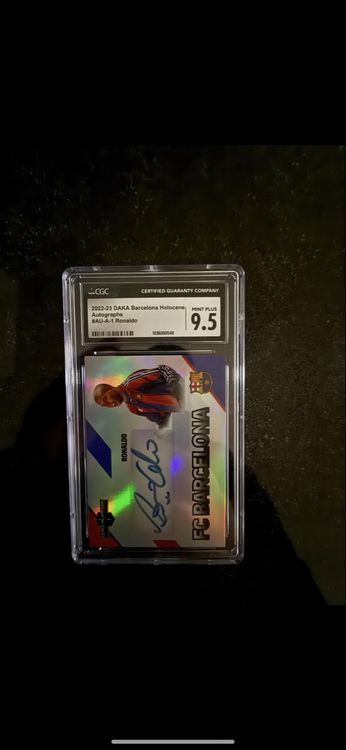 Signiertes Ronaldinho Rookie Karte 9.5/10 Barça! (Neu und ...