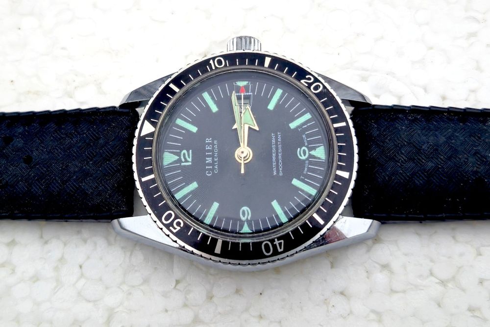 Cimier Calendar Diver (baugleich zu Sea Timer), 70er Jahre | Kaufen auf ...