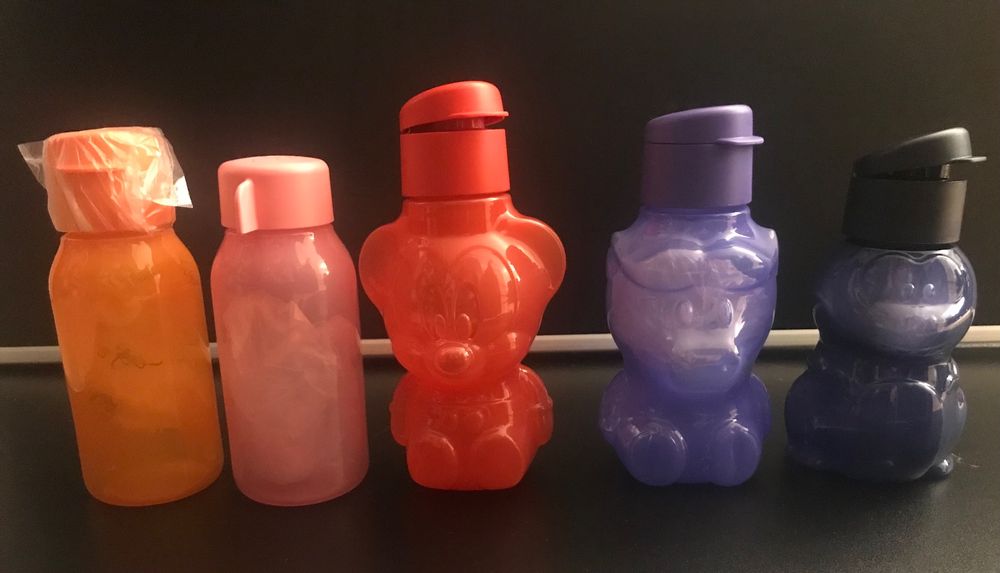 5 x Trinkflasche - Tupperware (Neu (gemäss Beschreibung)) in Winkel für ...