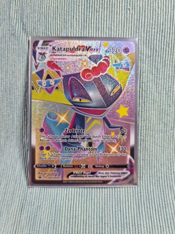 Pokémon Karte - Shiny Katapuldra Vmax (Neu (gemäss Beschreibung)) in ...