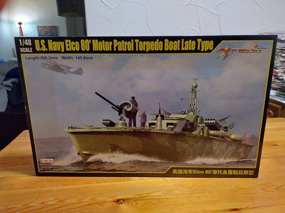 U.S Navy Elco 80' Torpedo boat 1/48 (Neuf (Voir description)) à ...