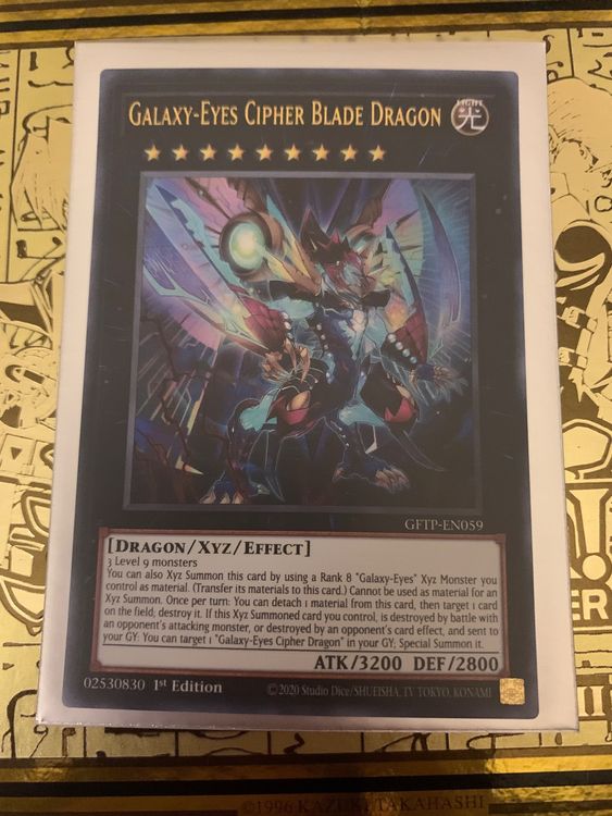 Yugioh Galaxy-Eyes Cipher Blade Dragon | Kaufen auf Ricardo