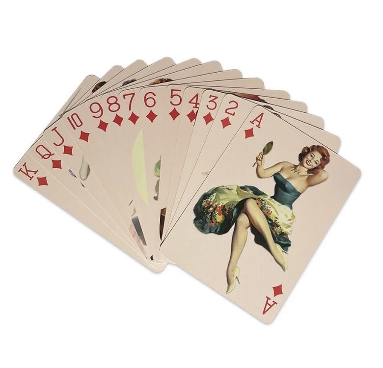 54 cartes - jeu de cartes Poker, Pin-up (Neu und originalverpackt) in ...
