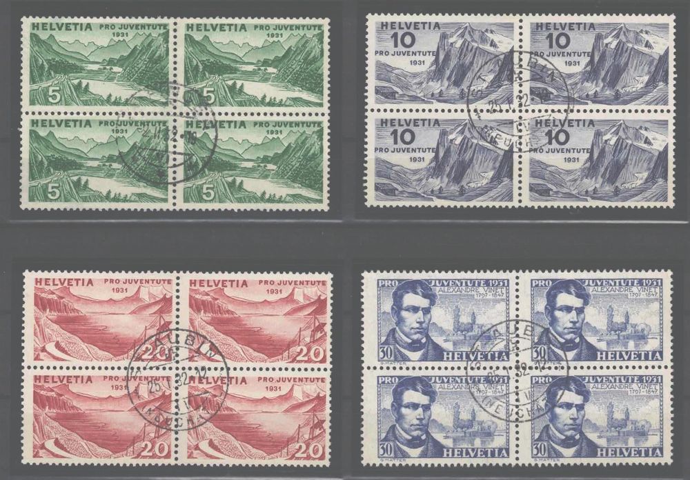 Pro Juventute 1931 Serie im 4er-Block ʘ (Neu (gemäss Beschreibung)) in Nuglar für CHF 50 – mit ...