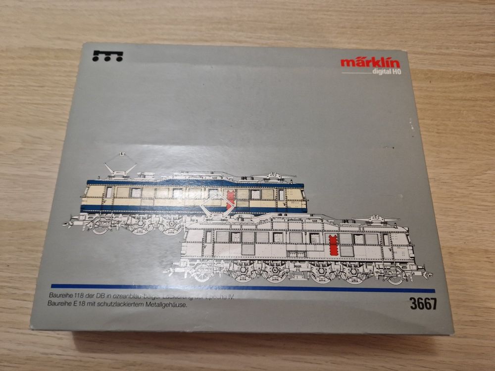 Märklin 3667 Set E-Loks E18 DB H0 OVP NEU (Neu und originalverpackt) in ...
