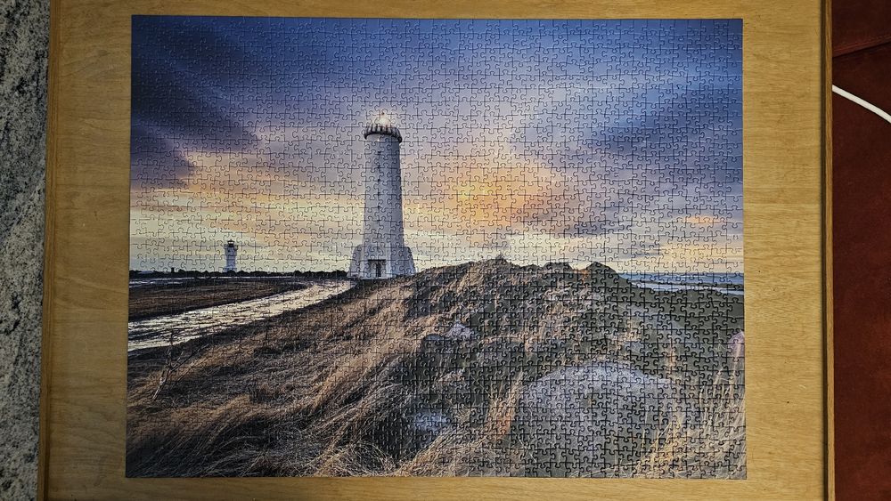 Puzzle Magische Stimmung über dem Leuchtturm.. 1500 Teile (Gebraucht) in Laupen ZH für CHF 4 ...