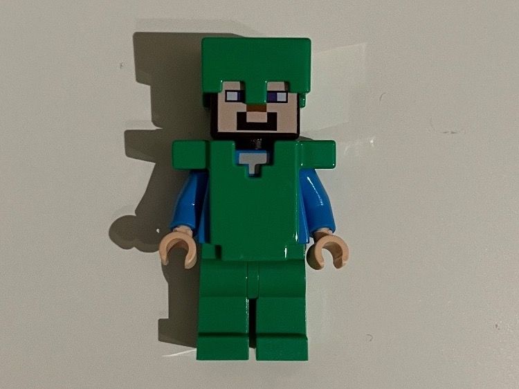 Lego Minecraft - Steve, Bright Green Armor - min140 | Kaufen auf Ricardo
