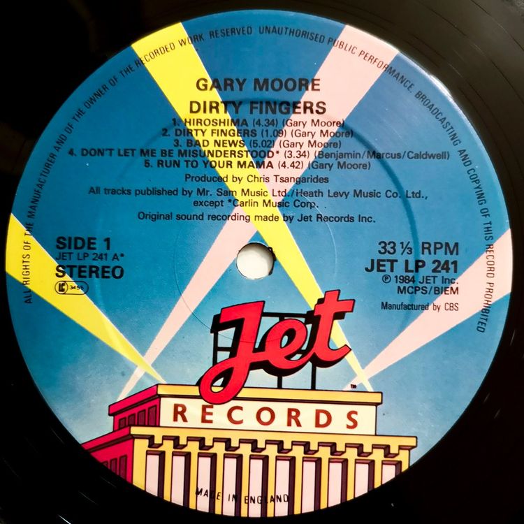 Gary Moore - Dirty Fingers - Hardrock 1984 (Gebraucht) in Sargans für ...
