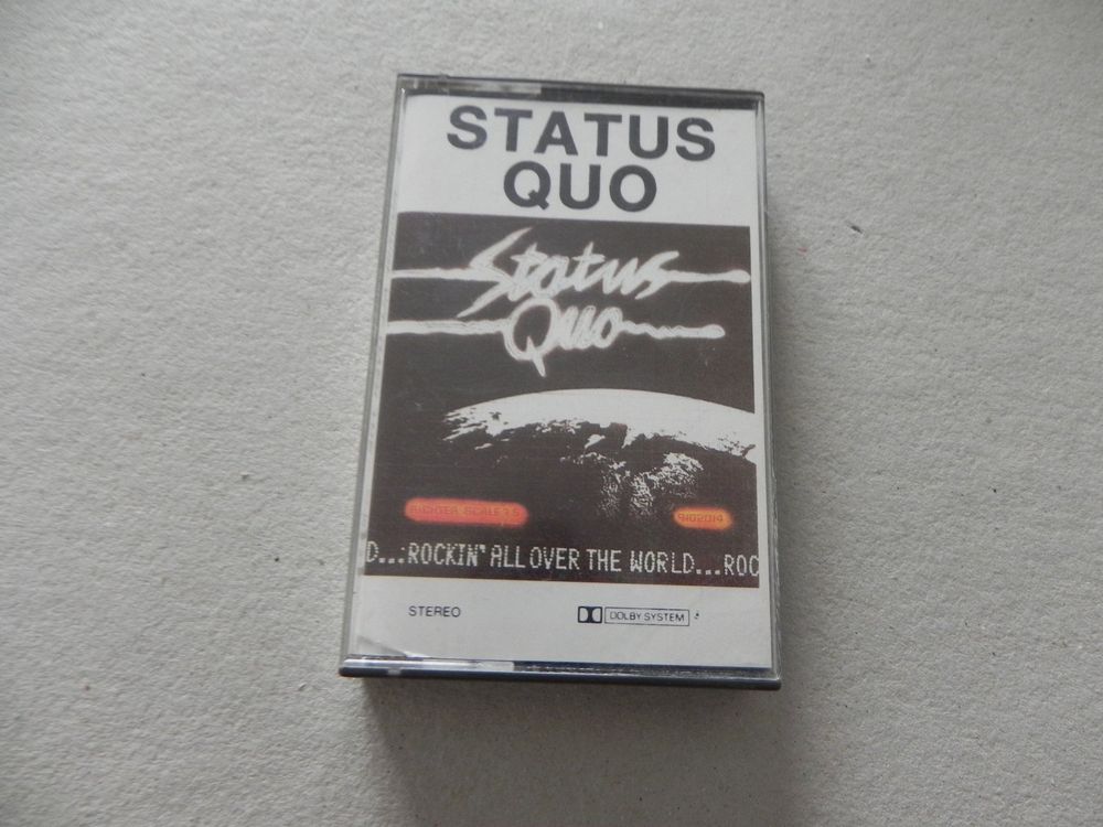 MC engl. Rock Hardrock Band Status Quo 1977 Rockin ` all .. (Neu und ...