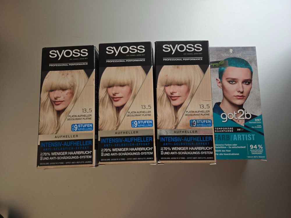 Syoss, got2b - Blondierung, Aufheller 3stk (Neu und originalverpackt ...