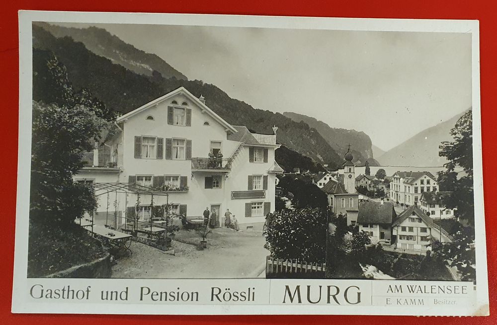 Murg Am Walensee Gasthof Rössli 1928 Kaufen Auf Ricardo