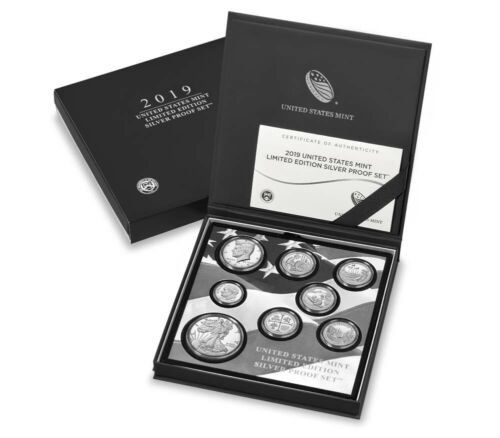 2019 US Mint Lim. Edition 8 Coin Silver Proof Set w/COA (Gebraucht) in ...