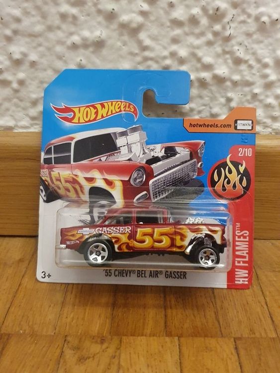 Hot Wheels '55 Chevy Bel Air Gasser / Flames (Neu und originalverpackt ...