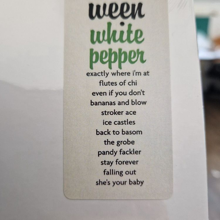Ween – White Pepper - New reissue - Sealed - Ultra rare! | Kaufen auf ...
